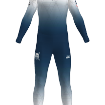Unisex Silver Two-Piece Race Suit | Podiumwear